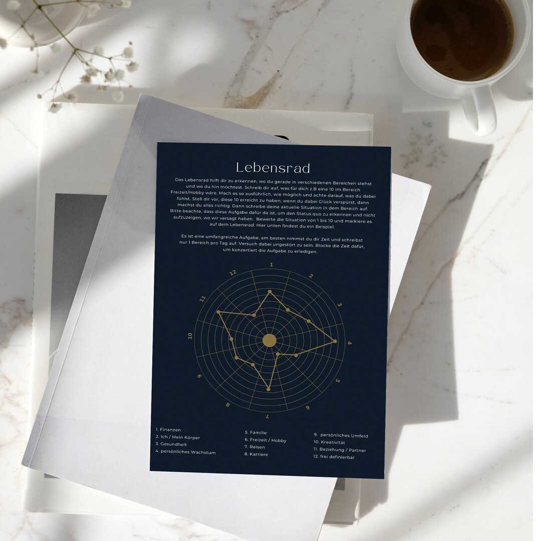 Workbook ADHD/ADHD Wheel of Life Digital Canva Template or Print ...