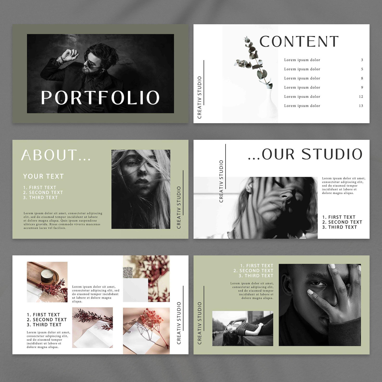 Portfolio Template Digital Photoshop Design Fashion Photography ...