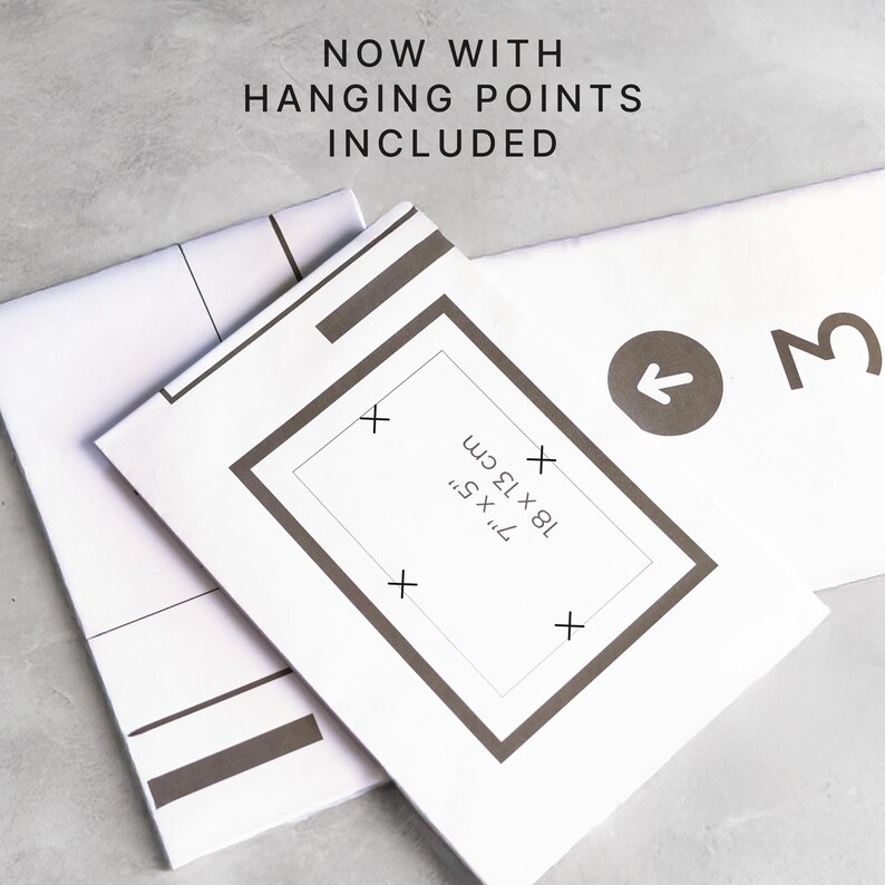 For IKEA FISKBO Picture Frames – Gallery Template Stairs 253 × 220 Cm ...