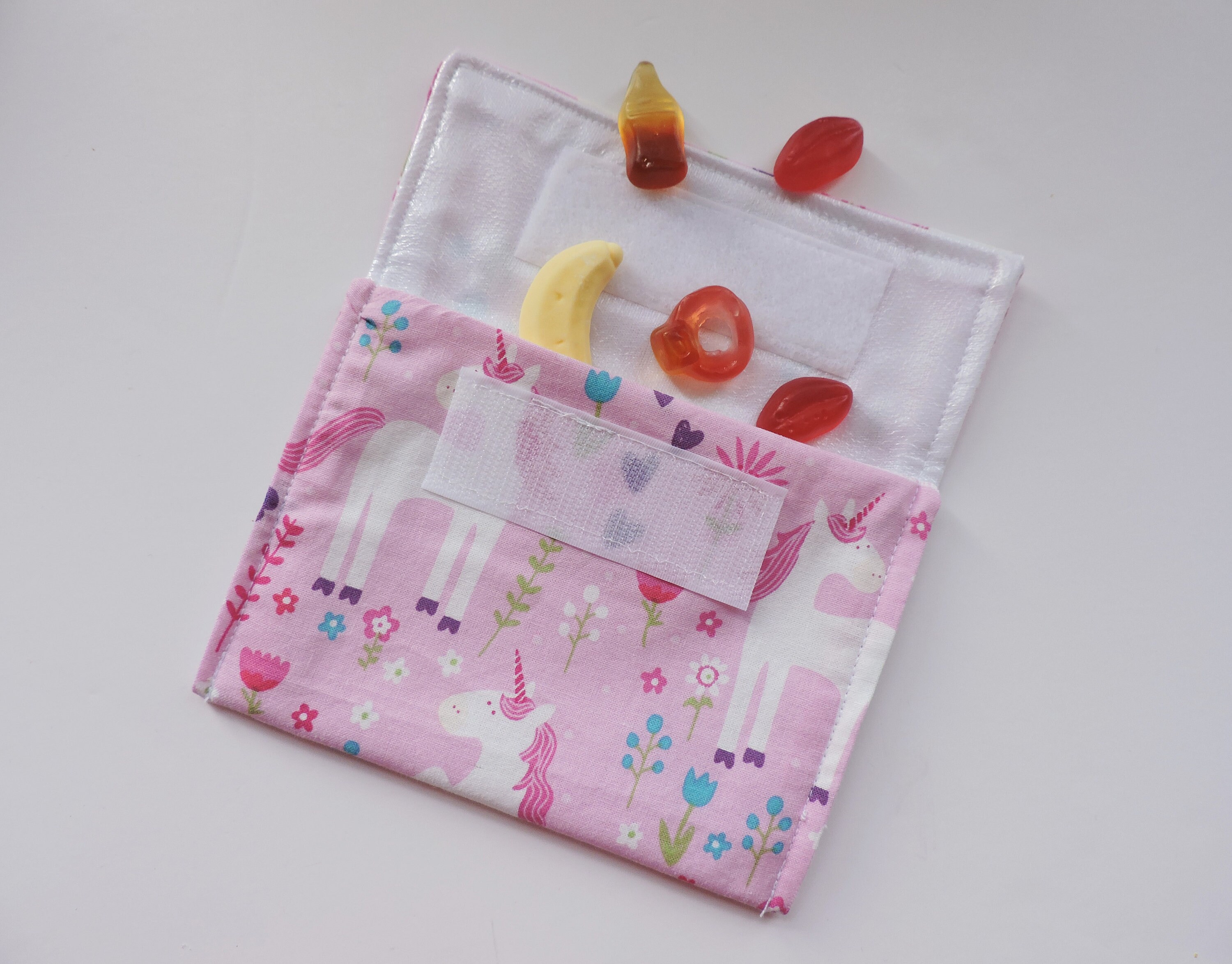 Snack Pouch PDF Pattern - Make Your Own Reusable Washable Food Bag With ...