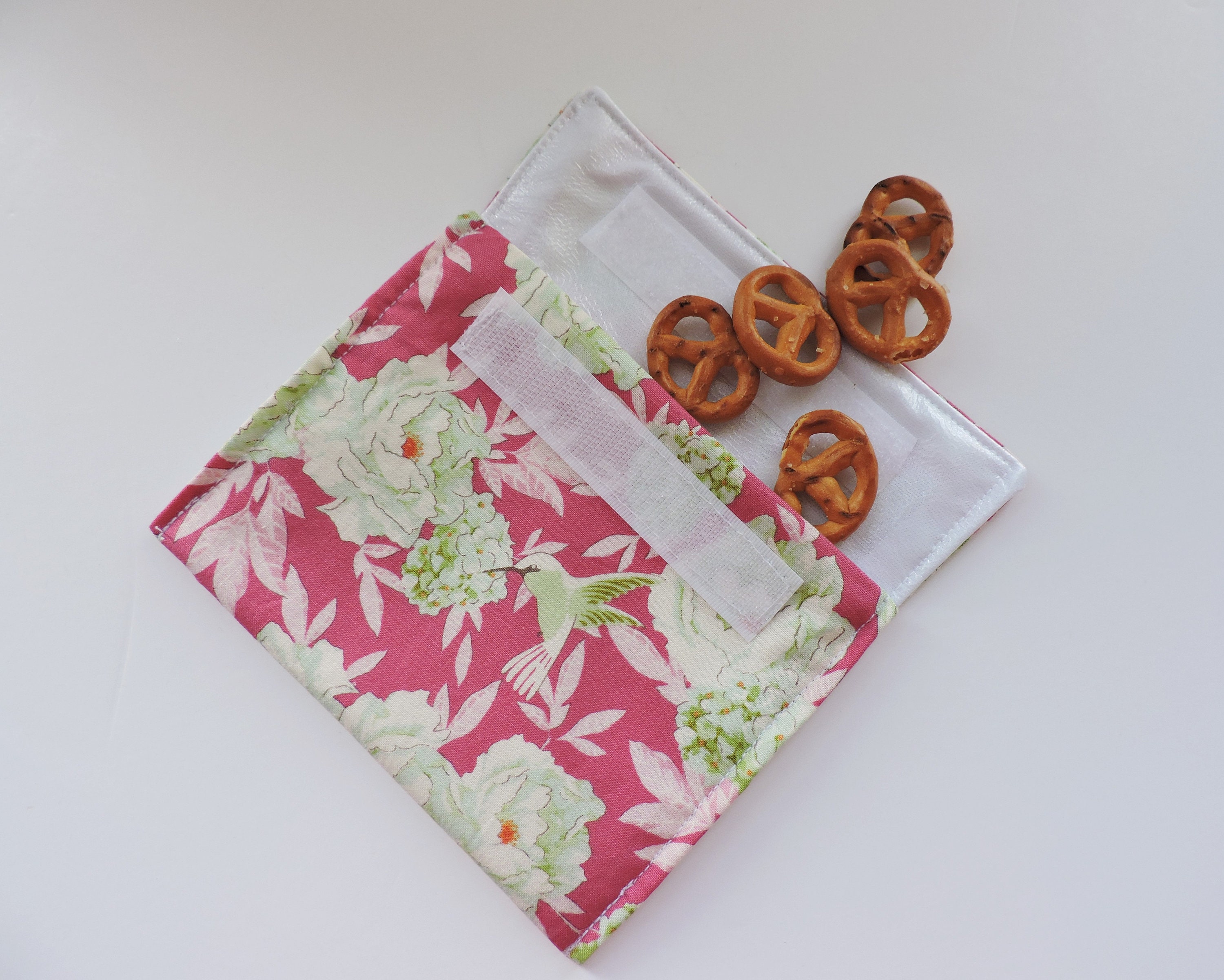 Snack Pouch PDF Pattern - Make Your Own Reusable Washable Food Bag With ...