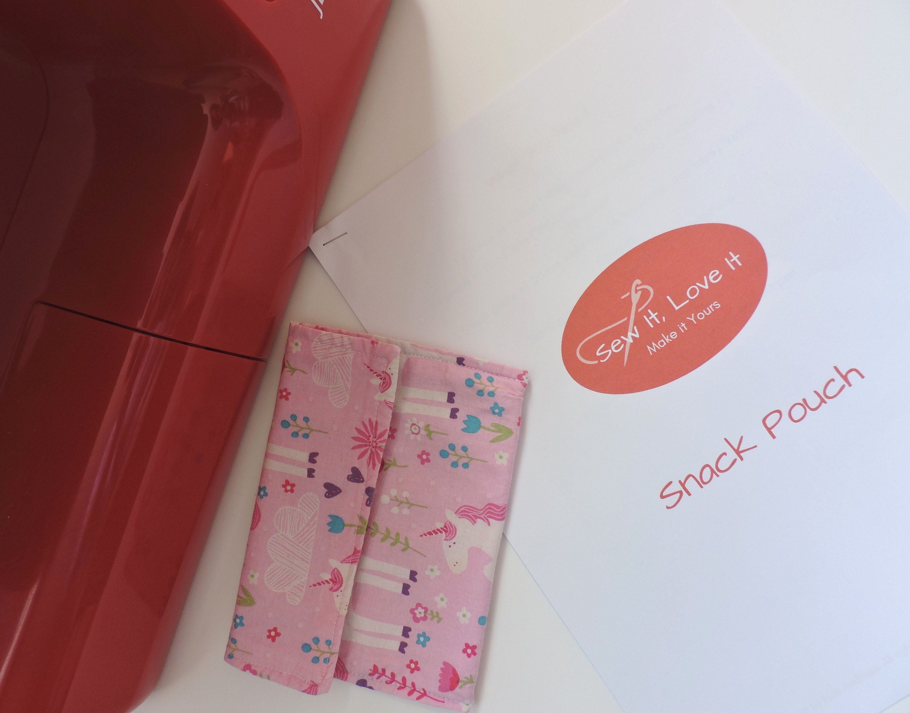 Snack Pouch PDF Pattern - Make Your Own Reusable Washable Food Bag With ...