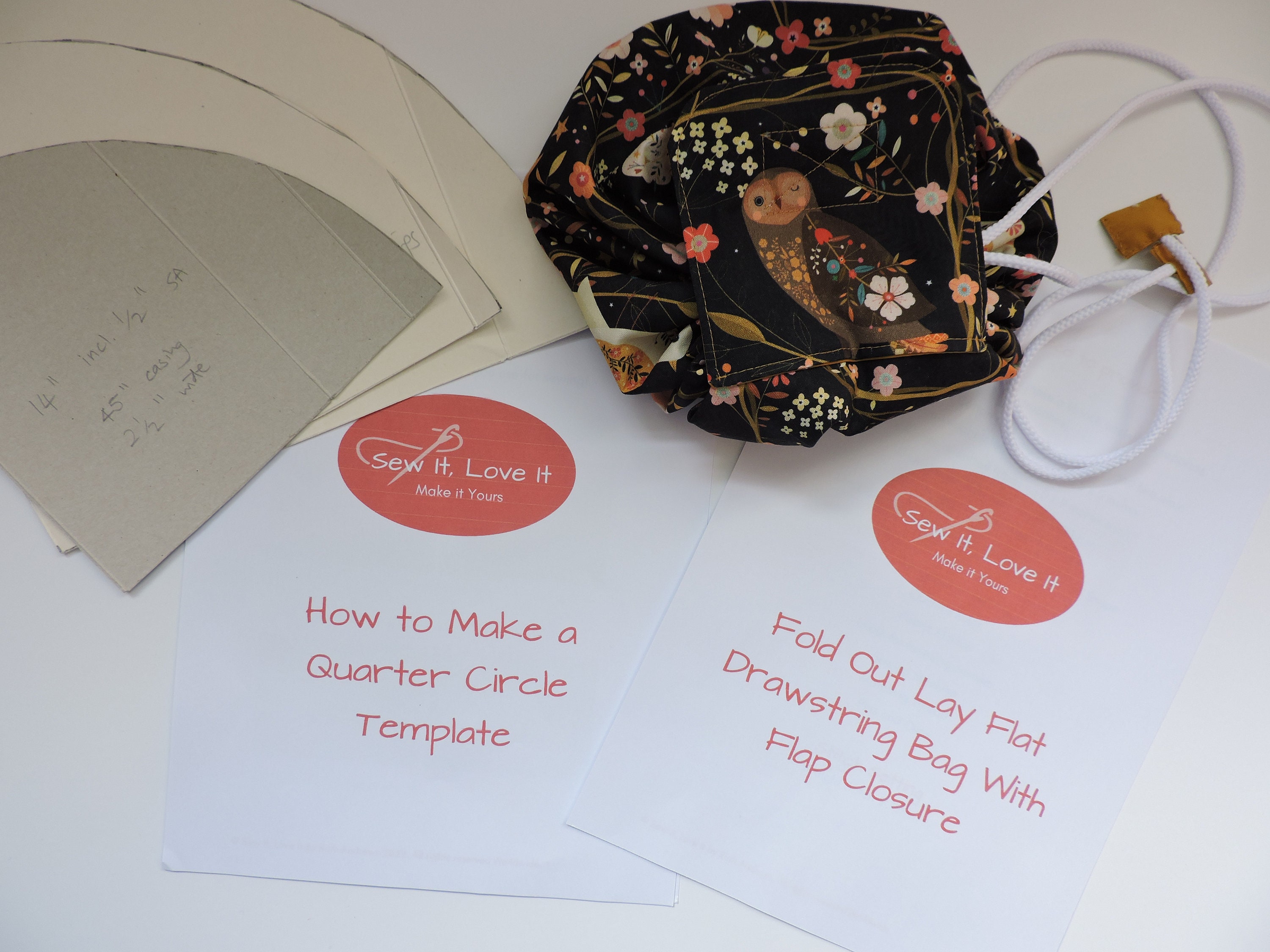 Easy to Follow PDF Pattern Instructions to Learn to Make Quarter Circle ...