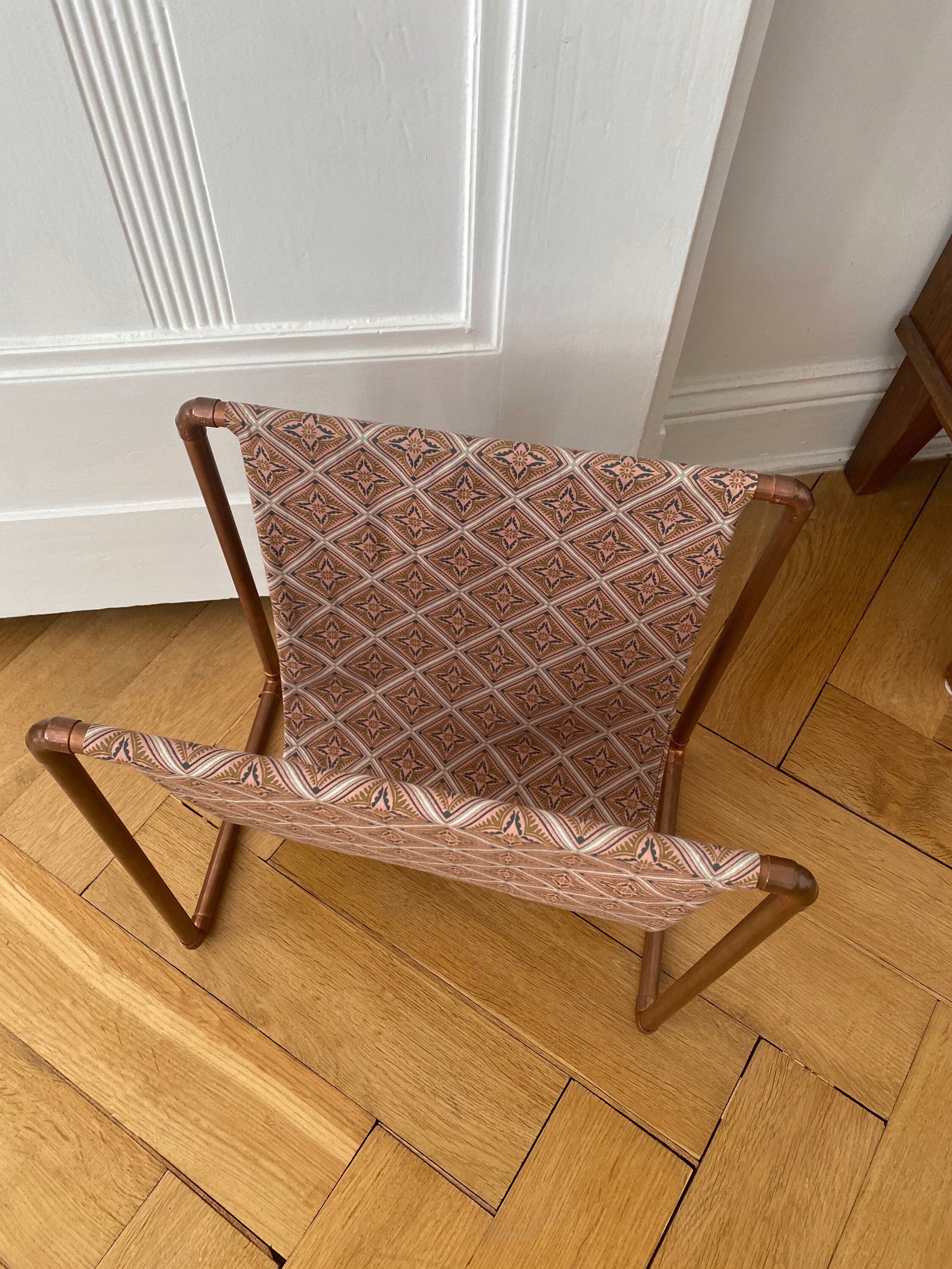 Handmade Magazine Rack Made of Copper Tubes With Removable Cover - Etsy
