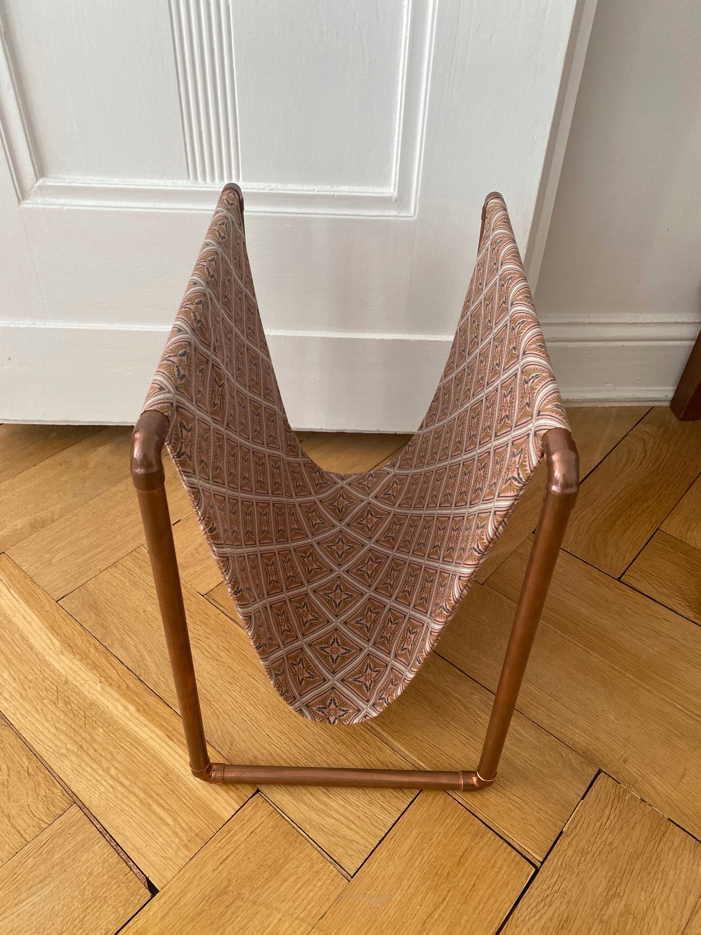 Handmade Magazine Rack Made of Copper Tubes With Removable Cover - Etsy
