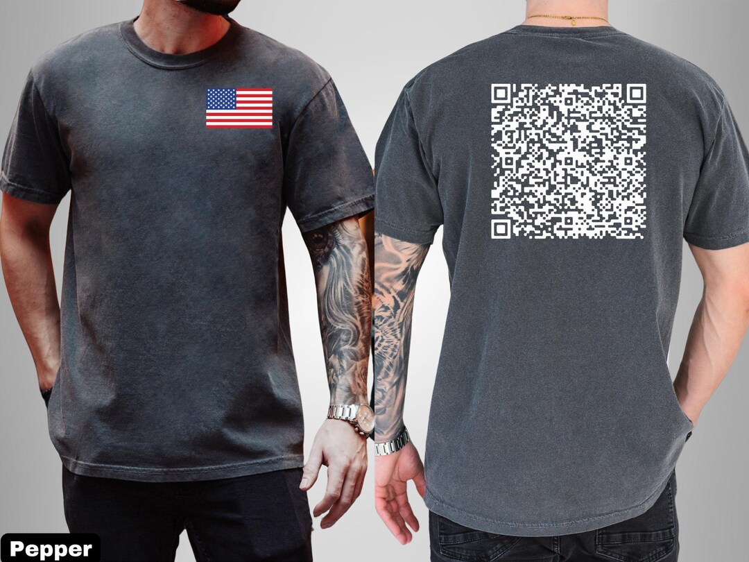 Trump Dance QR Code Comfort Colors T-shirt: Viral Republican President ...