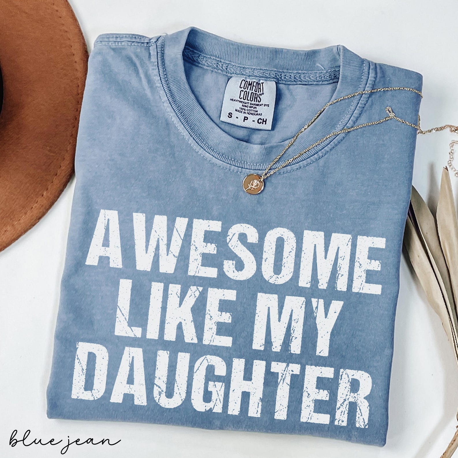 Awesome Like My Dad/daughter Comfort Colors Shirt, Matching Gift - Etsy