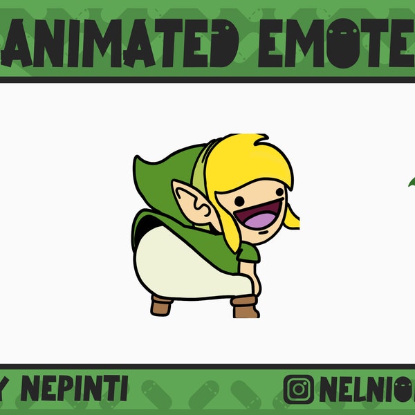 Zelda Animated Emote - Etsy Ireland