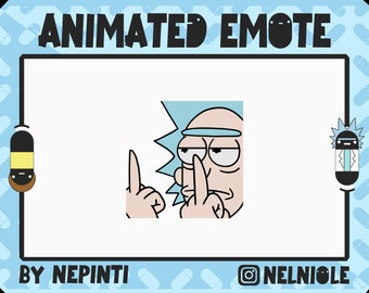Twitch Emotes Rick and Morty - Etsy