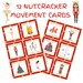 12 Nutcracker Christmas Movement Cards for Kids Dance/ballet Lessons - Etsy