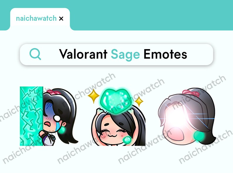 Valorant Sage Emote Set - Etsy