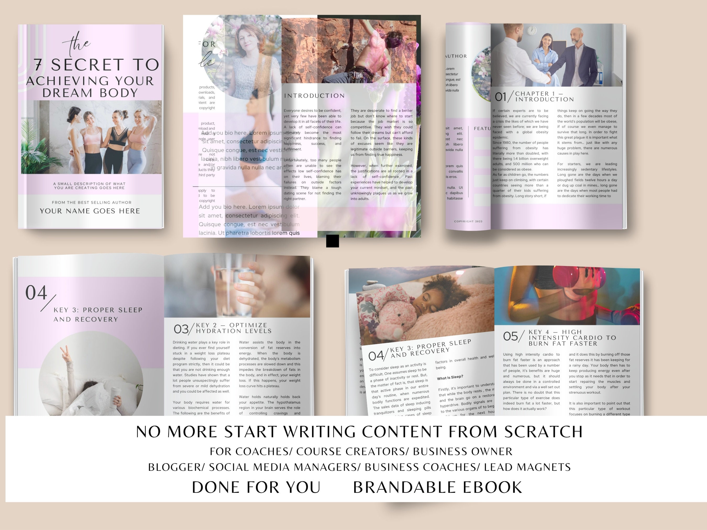 Done for You7 Secrets Achieveing Your Dream Body Brandable Ebook PLR ...