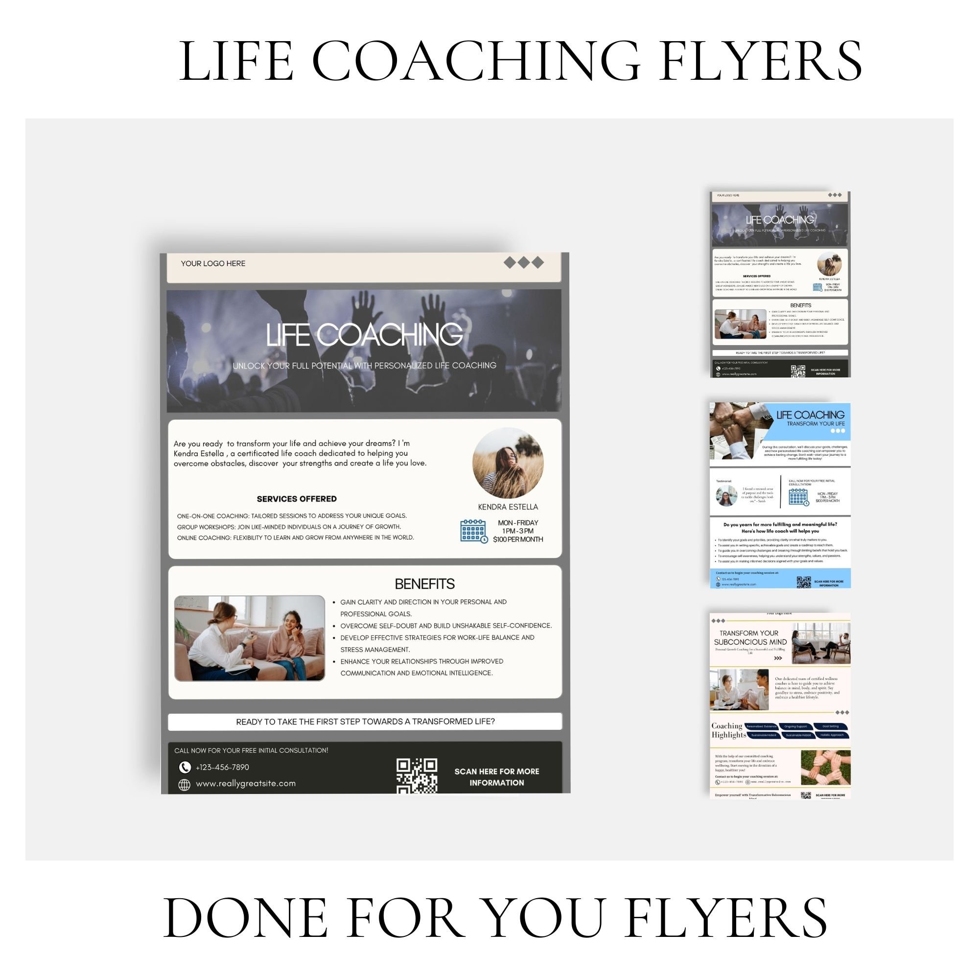 Coaching Templates Flyers, Coach Flyer, Business Flyers Template, Done ...