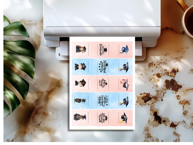 5 Design Printable Template for Graduation Days Prek, Pencil Sleeve ...