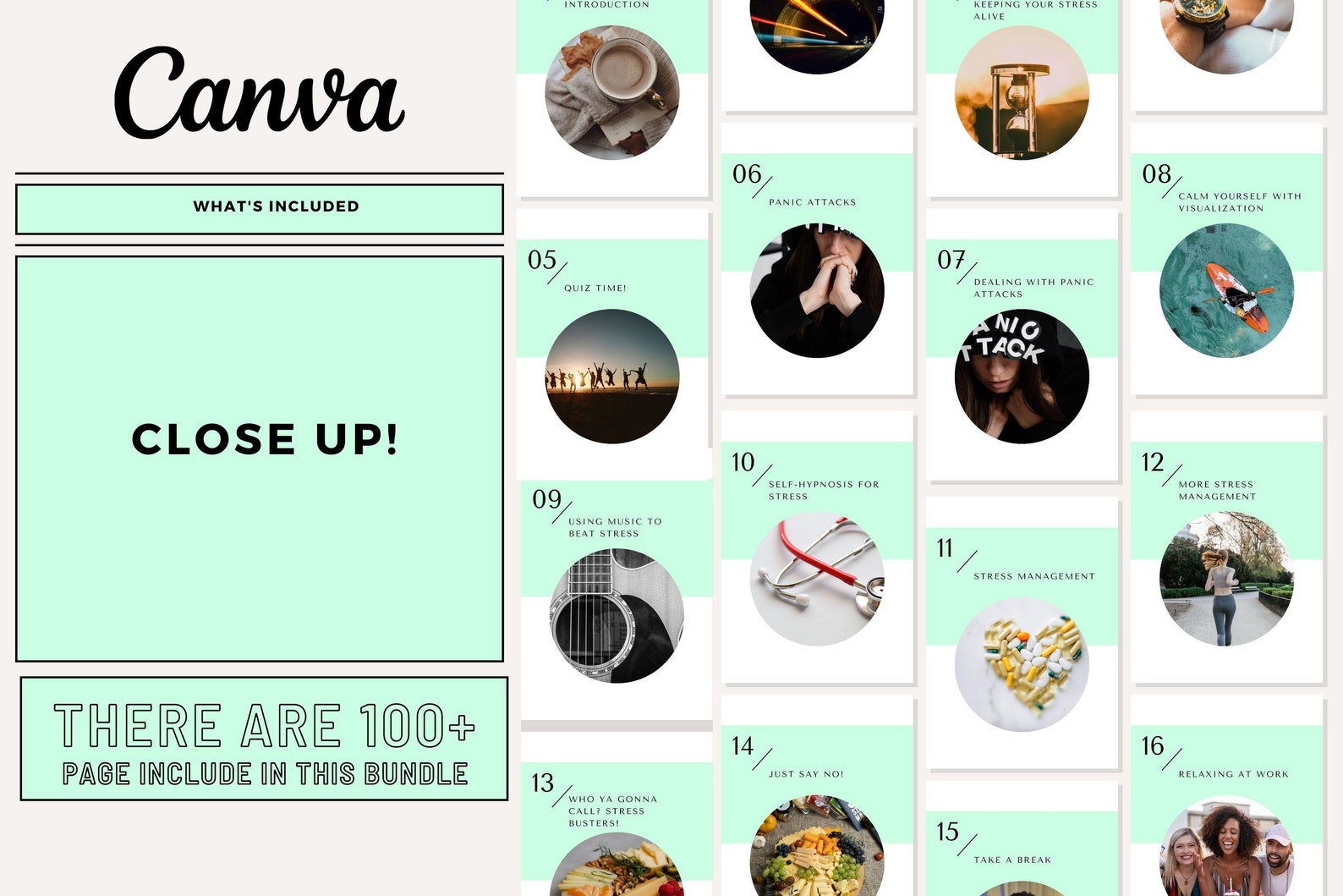 Done for You Eliminate Stress and Anxiety Workbook With CANVA - Etsy