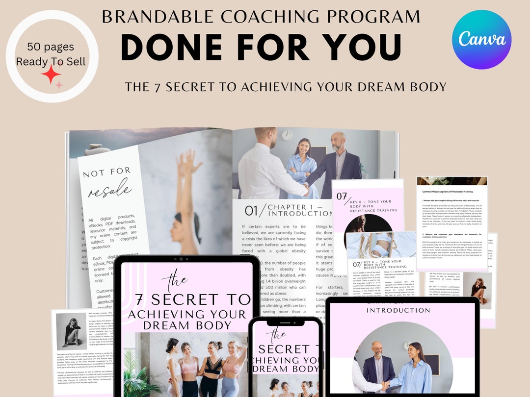 Done for You7 Secrets Achieveing Your Dream Body Brandable Ebook PLR ...