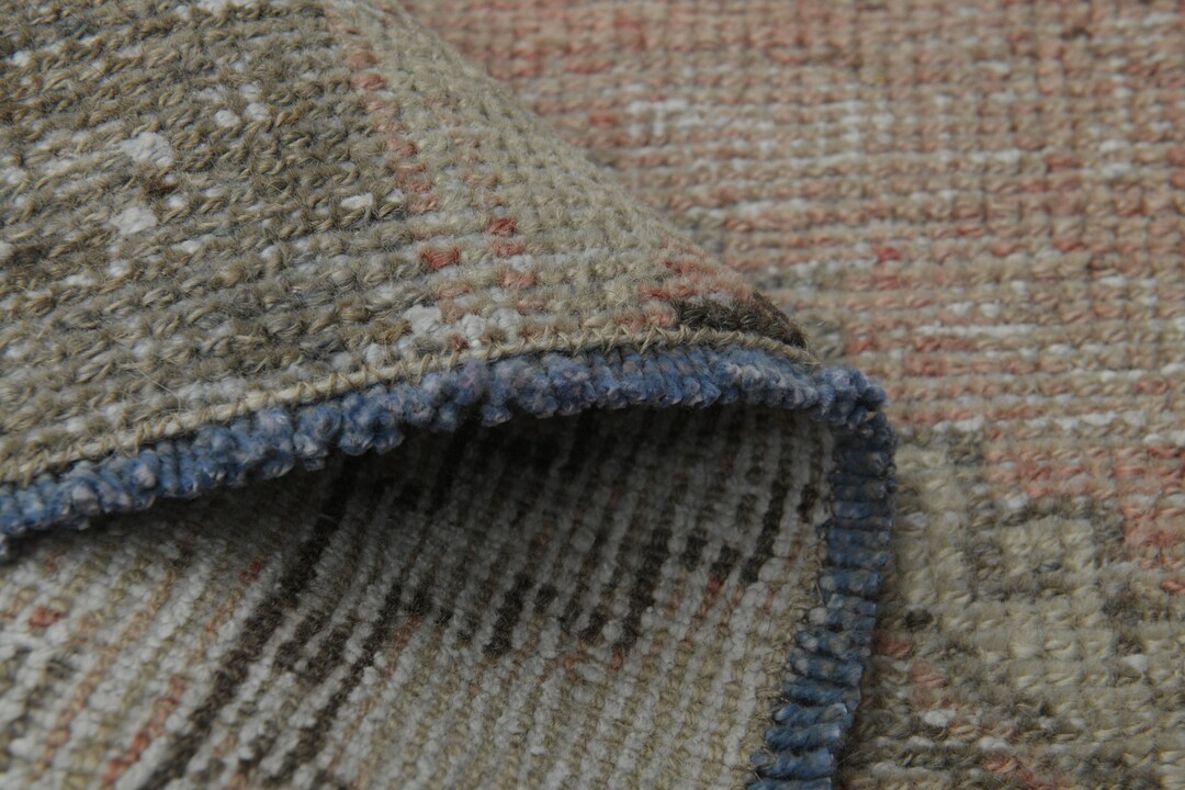 2'2x4'1 Ft, FADED PINK DECOR, Minimalist Rug, Turkish Vintage Rug ...