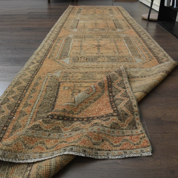 Geometric Runner Rug 3x11 Kitchen Runner Rug 3x12 Vintage Runner Rug ...