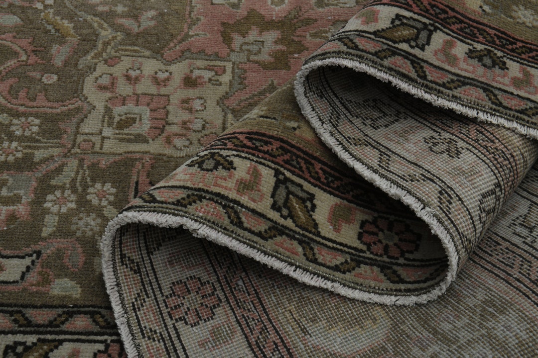 9.6x12 Ft, LUXURY DECOR, Oversized Vintage Rug, Oushak Rug, Bohemian ...