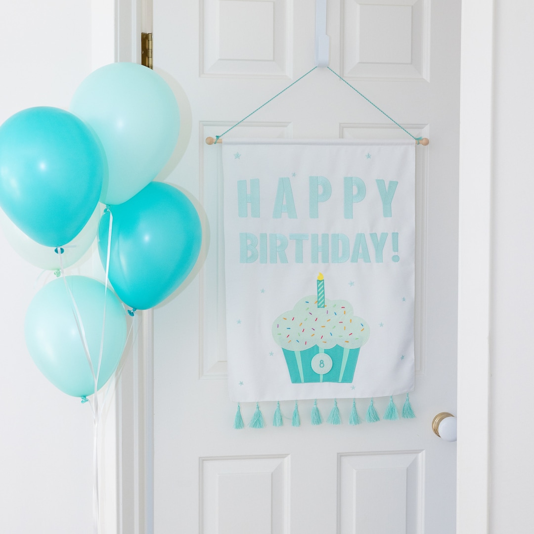 Mint Birthday Banner - Etsy