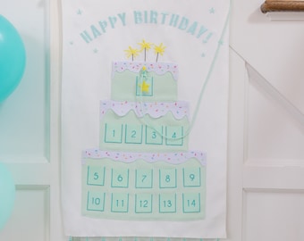 Birthday Countdown Calendar Printable DIY Kids Countdown - Etsy