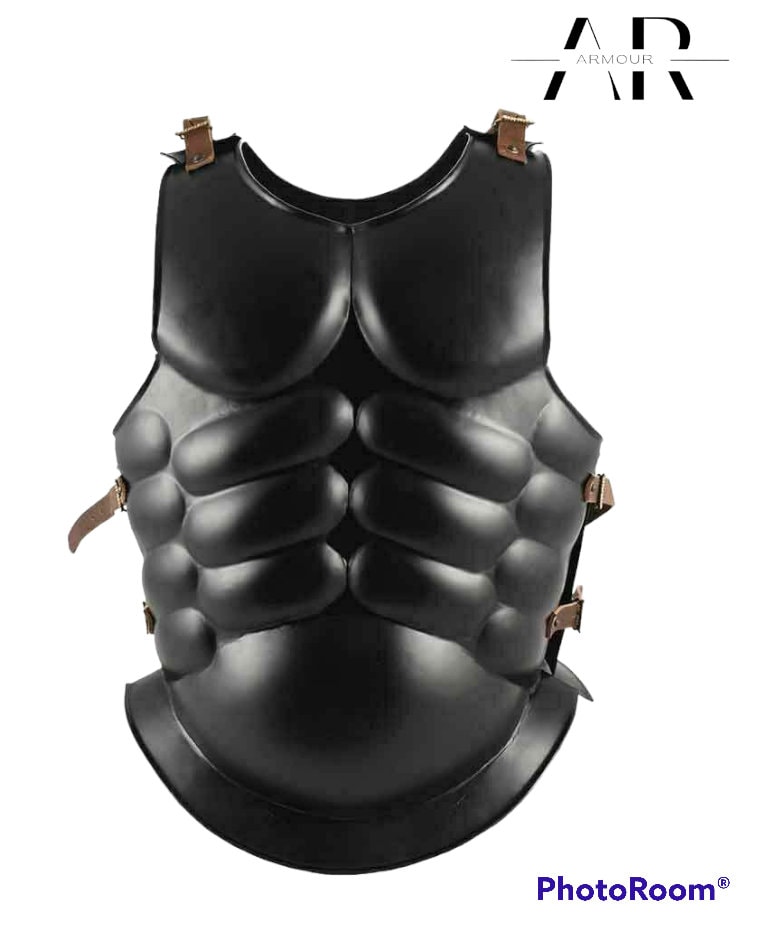 Medieval Iron Steel Muscle Body Armor Chest Protection Greek Roman ...