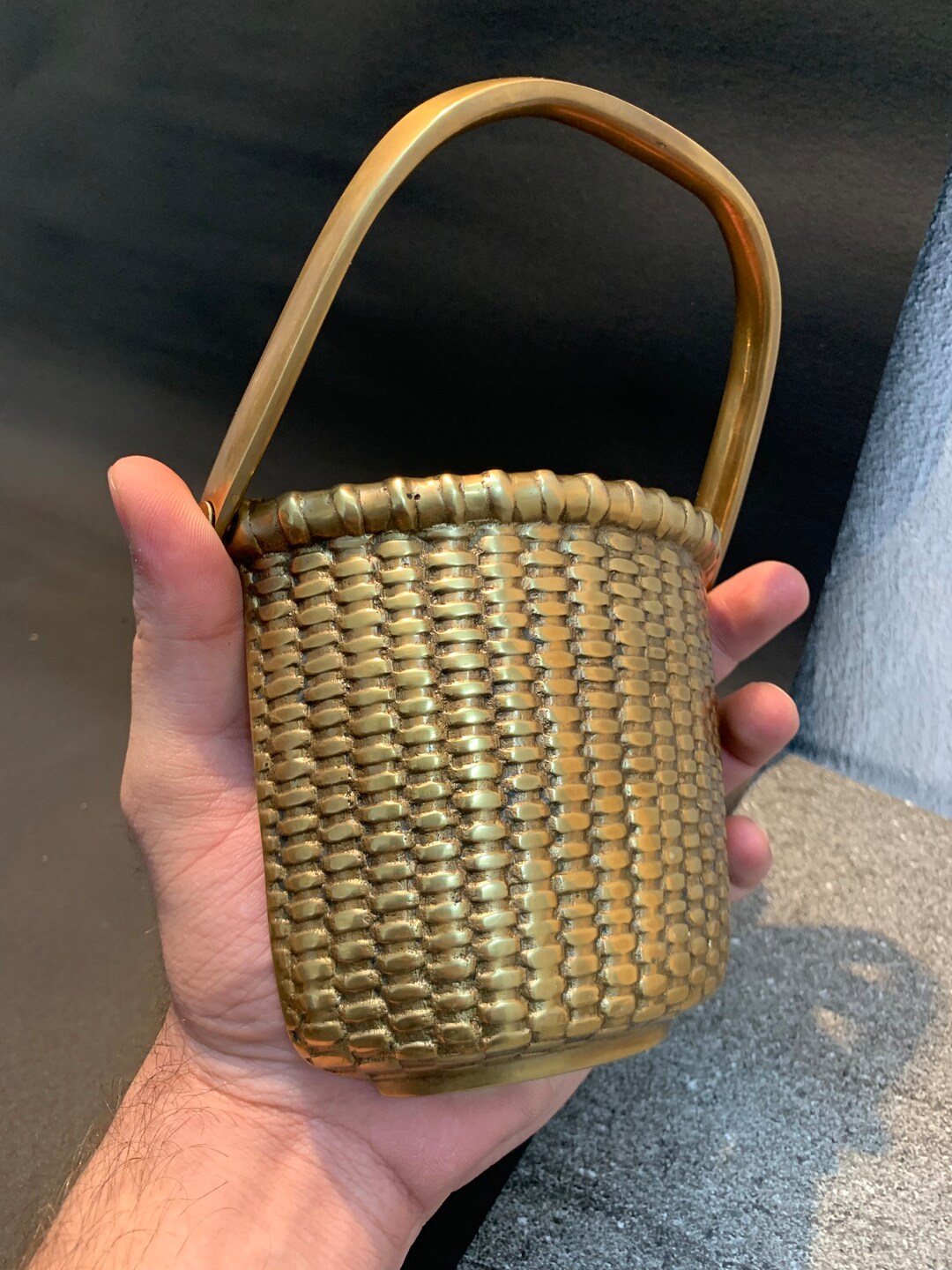 Nautical Antique Shinny Brass Basket Door Knocker Home Door - Etsy