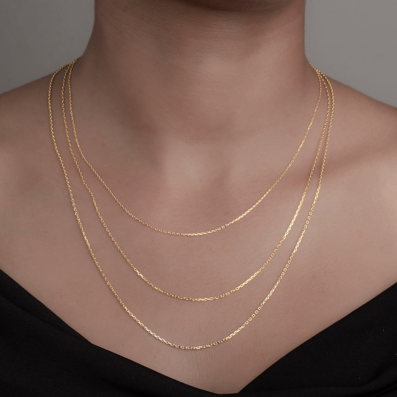 Solid 14k Gold Womens Chain - Etsy