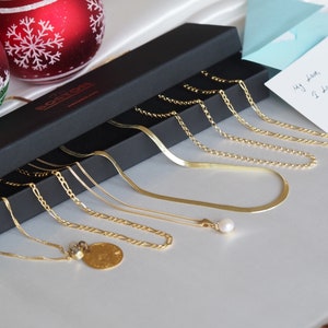 14K Real Gold Foxtail Link Chain Necklace Gift for Her, Him, Italian ...