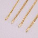 14K Real Gold Foxtail Link Chain Necklace Gift for Her, Him, Italian ...