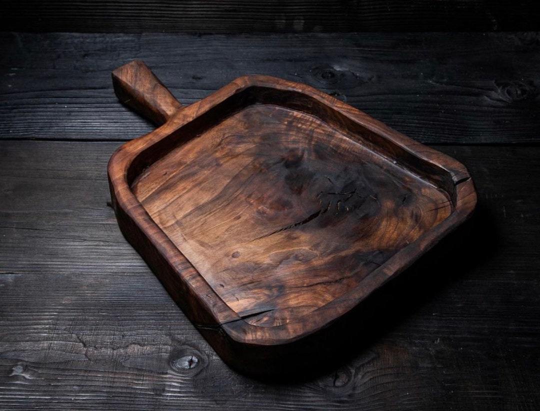 Traditional Wooden Tray Primitive Rustic Design - Etsy