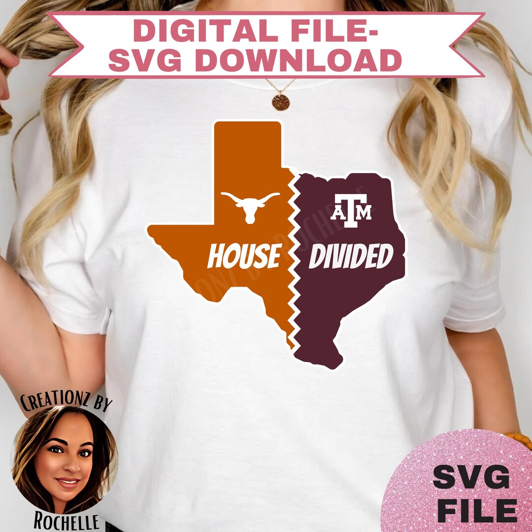 Longhorns Vs Aggies SVG for Download, Digital File, Texas, Hookem, UT ...