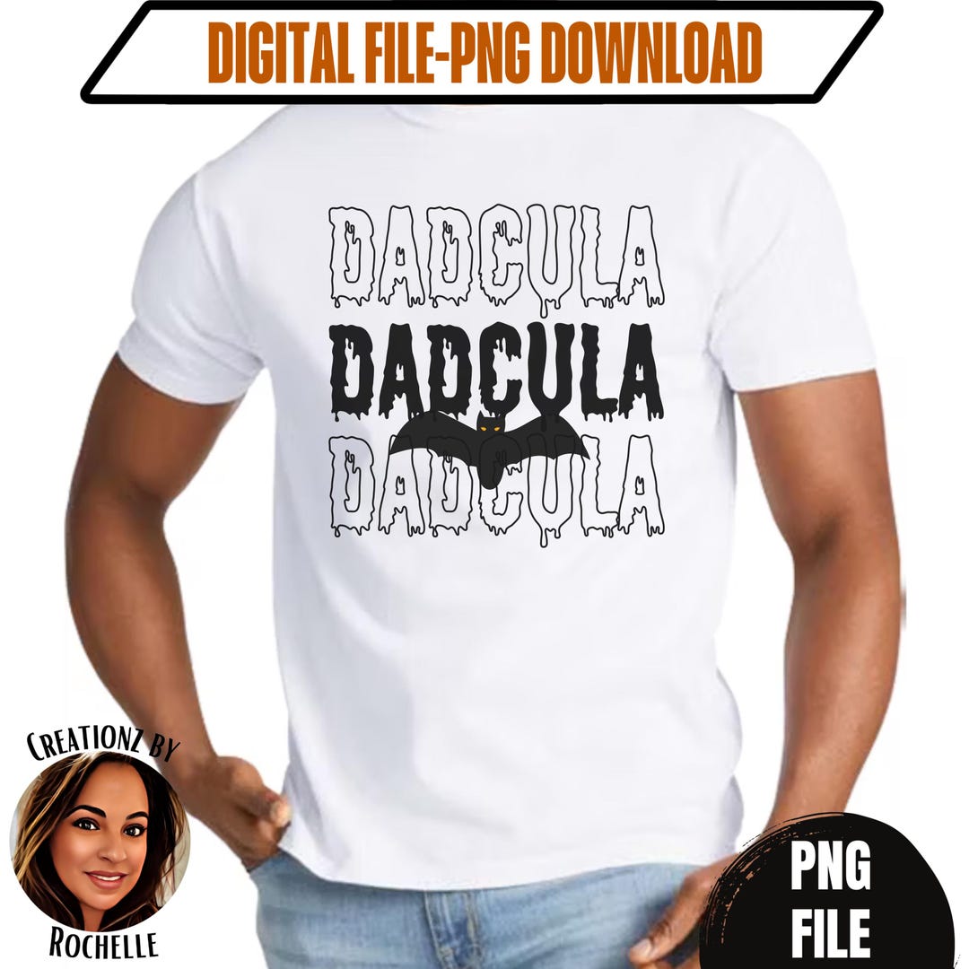 DADCULA PNG File for Download, Halloween, Digital File - Etsy