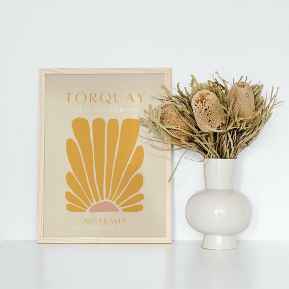 Digital Download Torquay Australia Wall Hanging Poster - Etsy