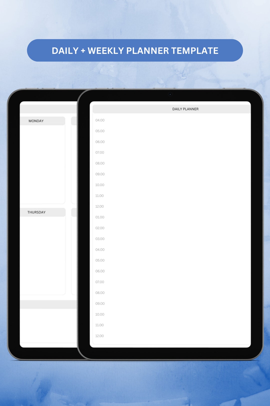 Daily & Weekly Digital Planner Goodnotes Template PDF - Etsy