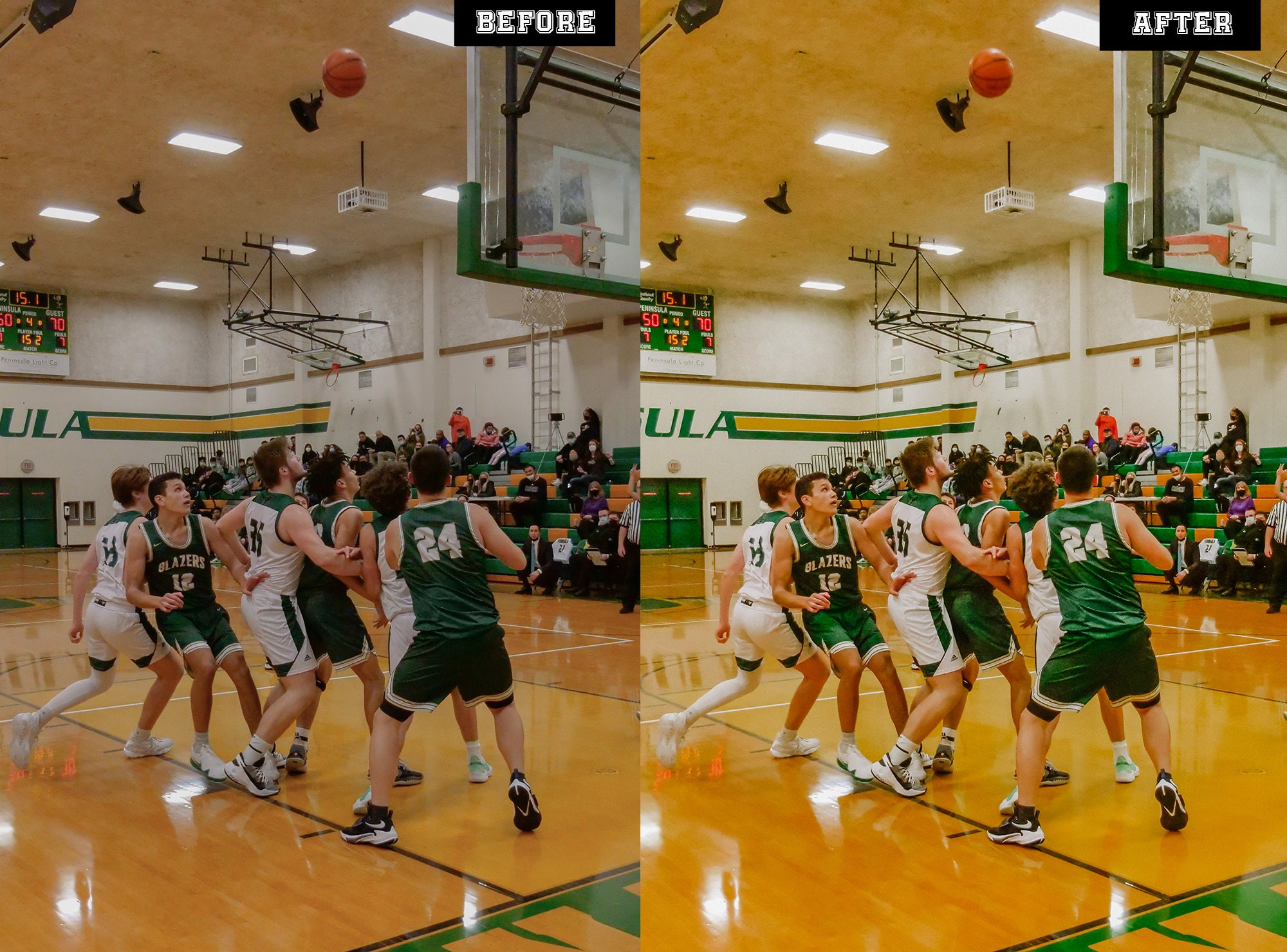 Basketball Presets, Lightroom Mobile & Desktop, Dunkin, Sports ...