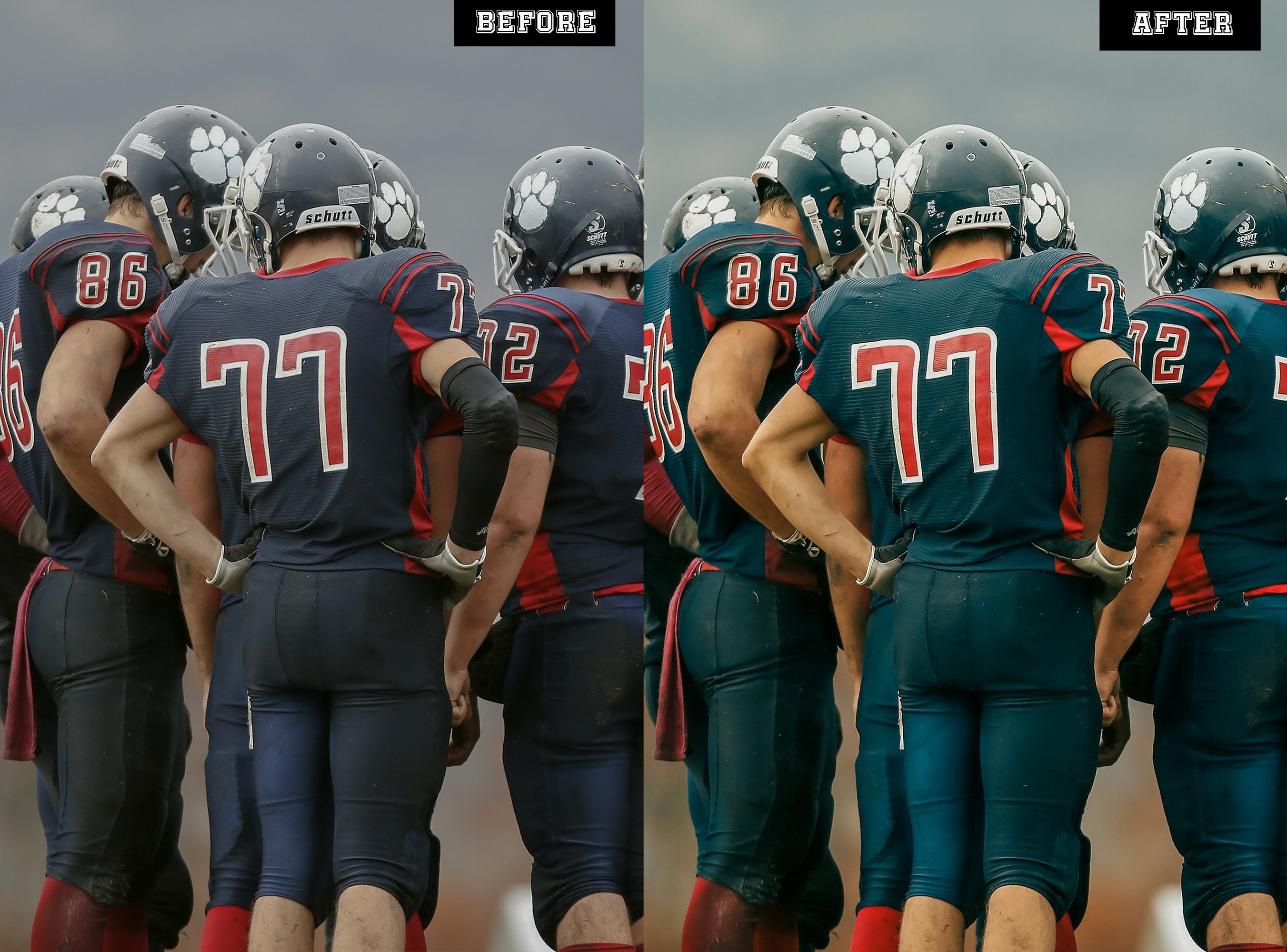 Football Presets, Lightroom Mobile & Desktop, Homerun, Sports Photoshop ...