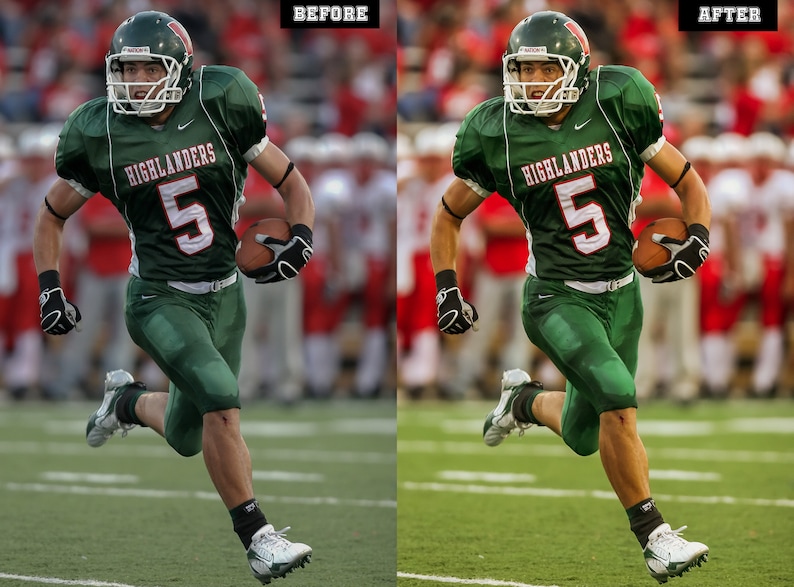 Football Presets, Lightroom Mobile & Desktop, Homerun, Sports Photoshop ...