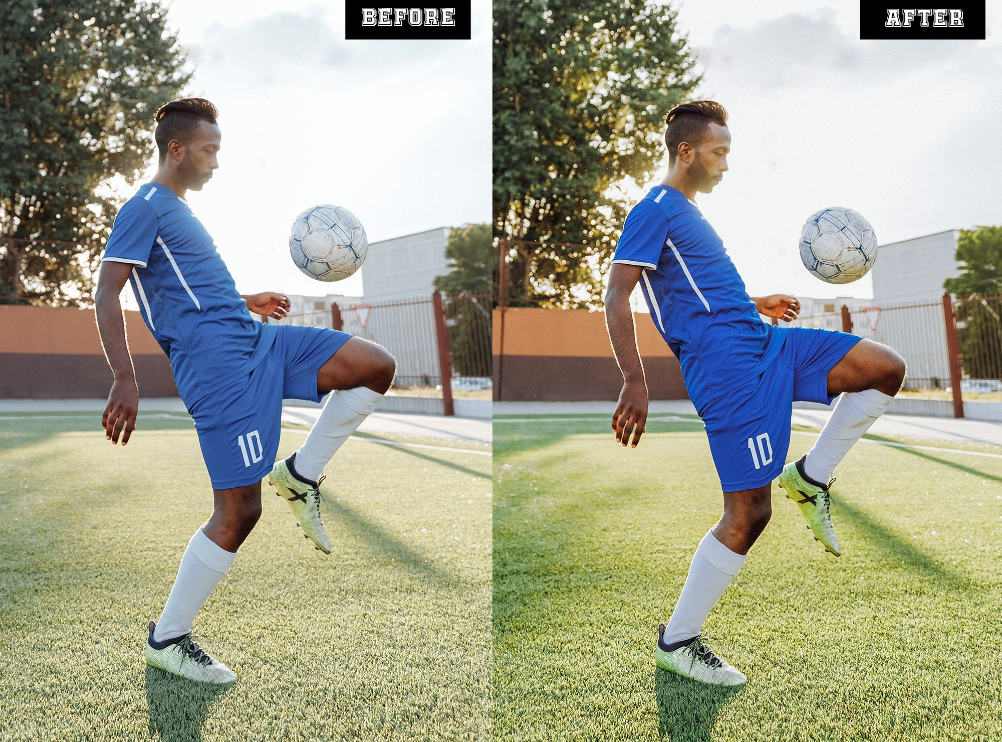 Soccer Presets, Lightroom Mobile & Desktop, Sports Photoshop Preset ...