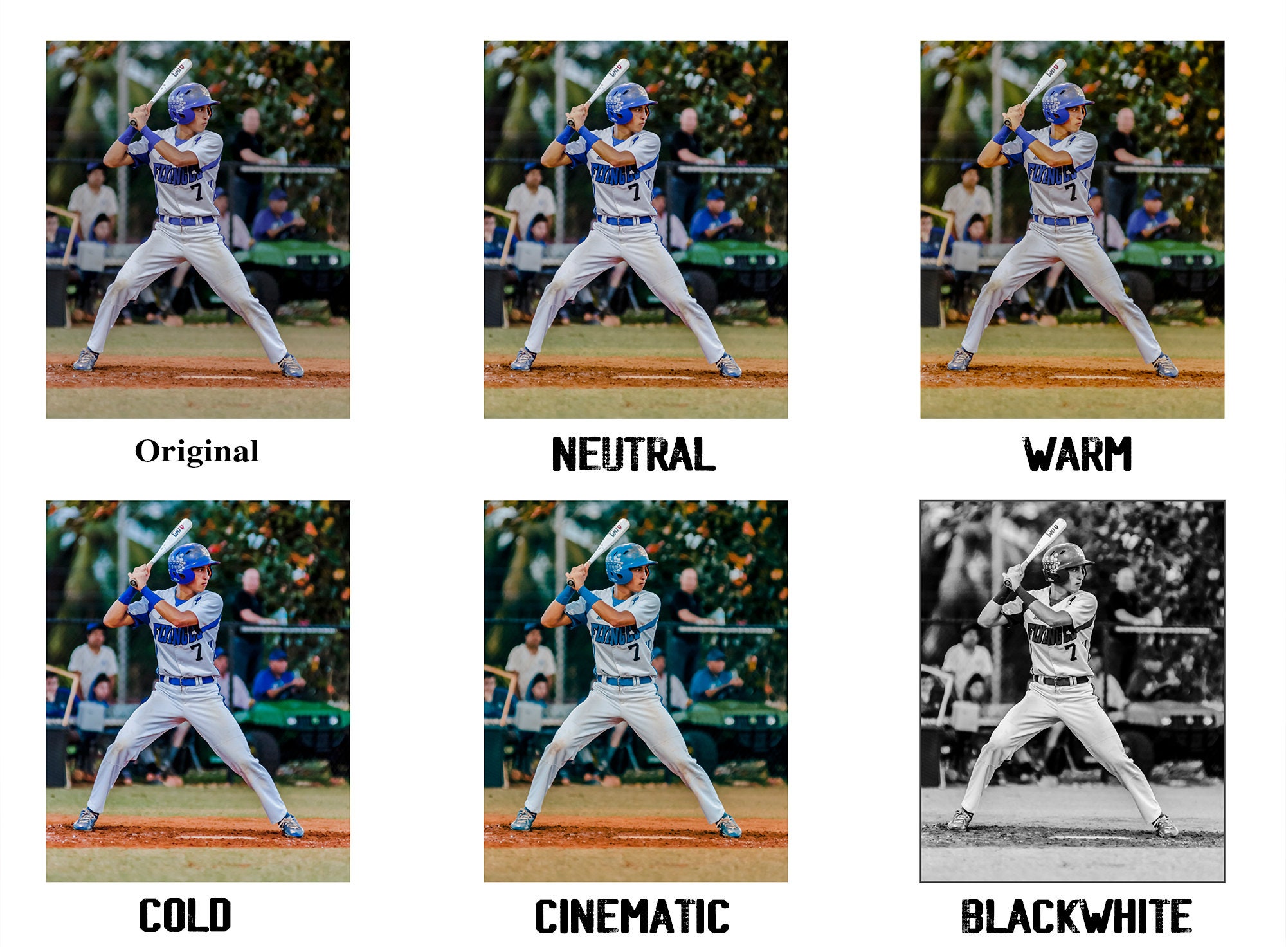 Baseball Presets, Lightroom Mobile & Desktop, Homerun, Sports Photoshop ...
