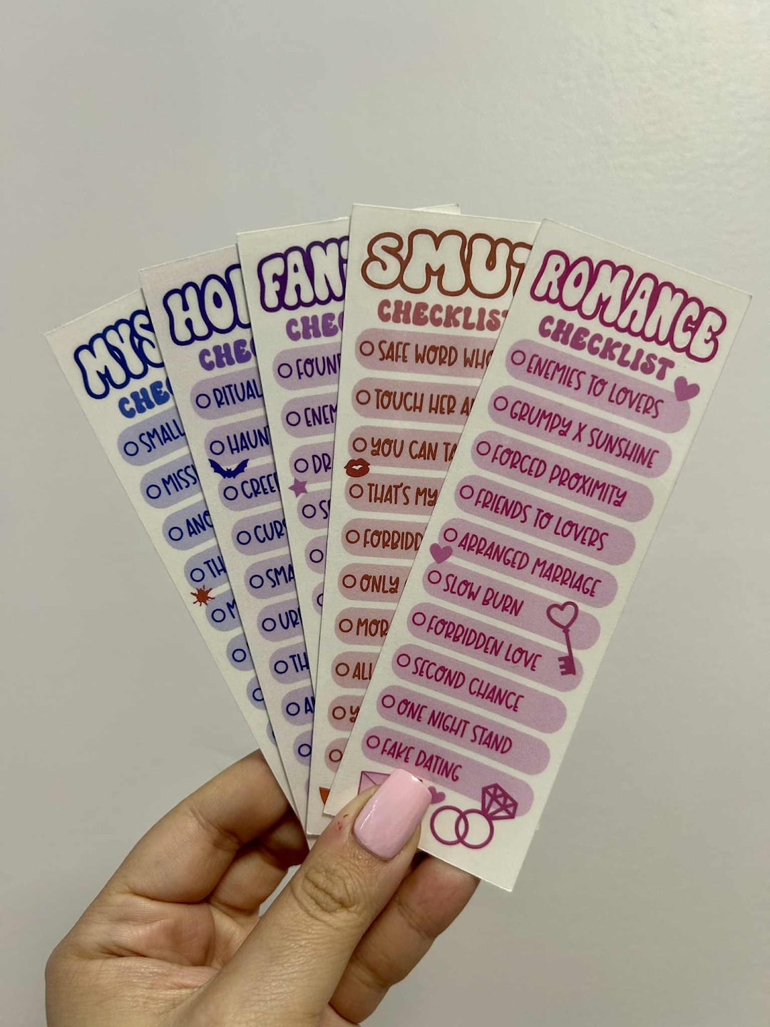 Genre Checklist Bookmarks - Bookmark | Readers | Bookish Merch ...