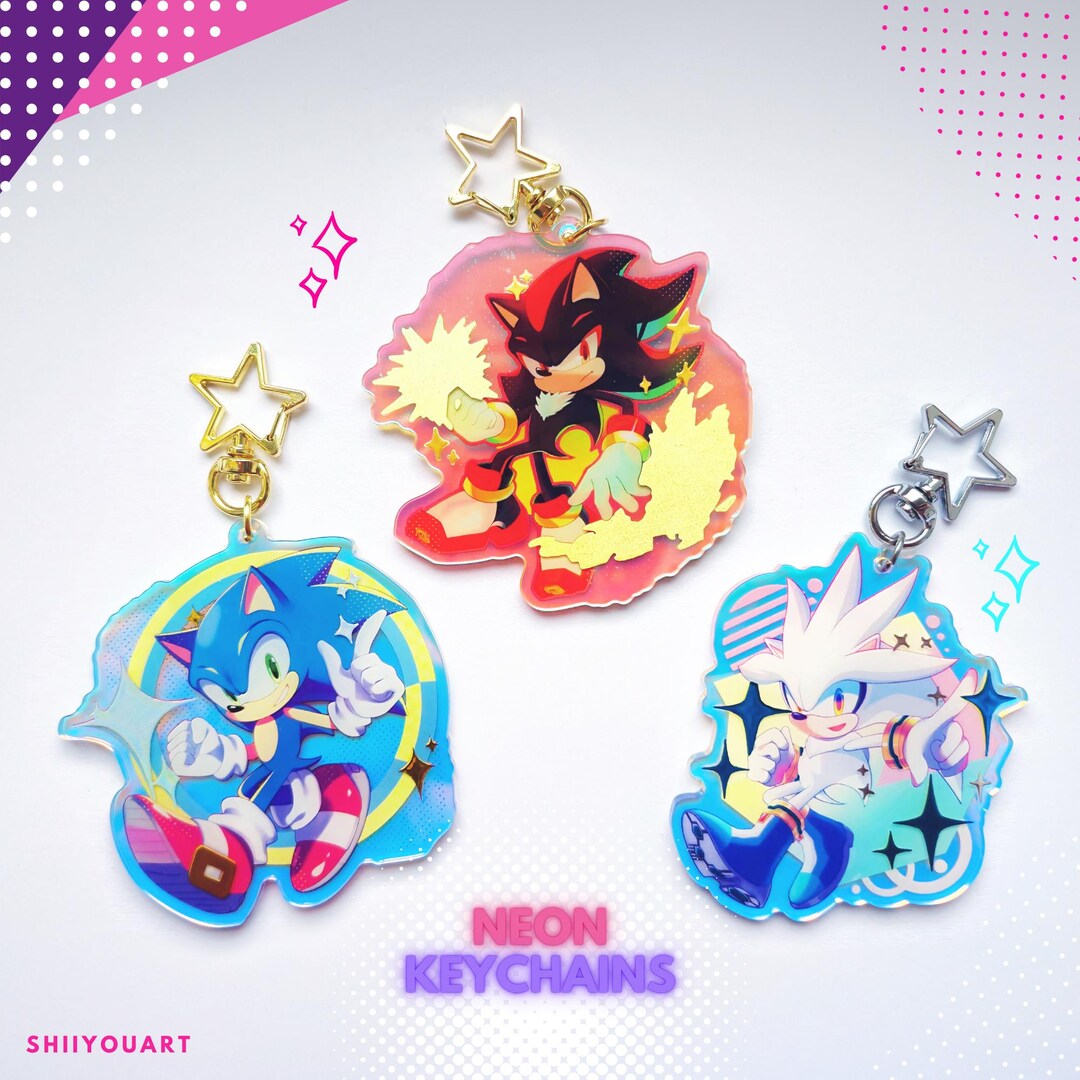 Triple S Neon Keychains - Etsy