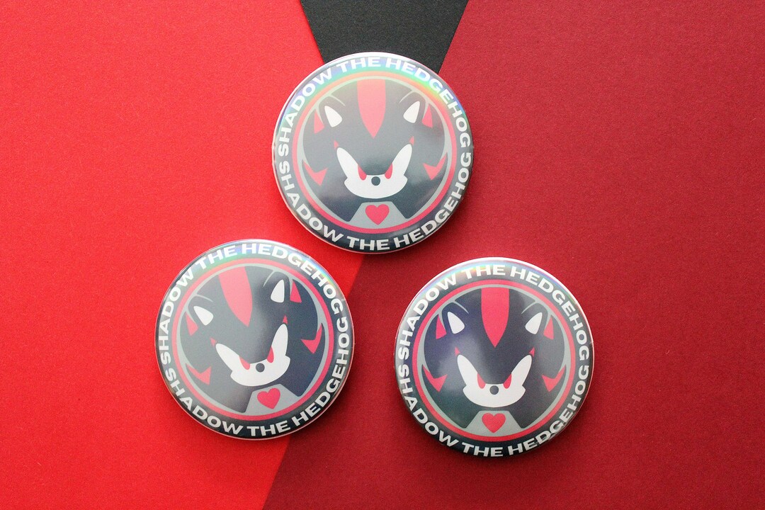 Shadow Holographic Pin Badge - Etsy