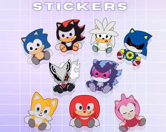 Sonic Sonic the Hedgehog Sticker, Decal, Laptop Sticker, Water Bottle ...