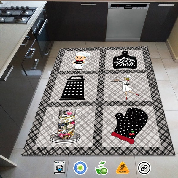 Personalized Kitchen Rug - Etsy