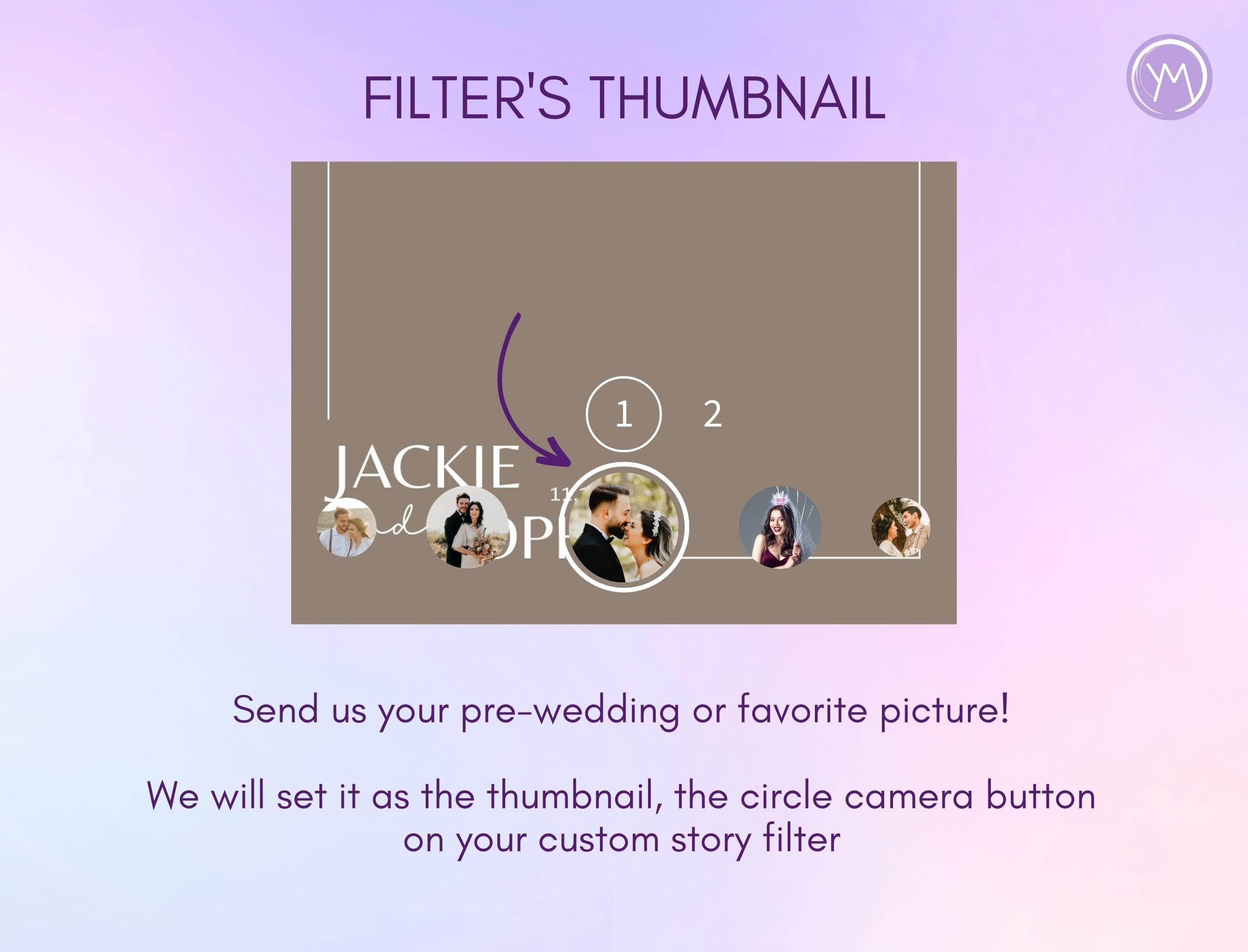 Custom Wedding Instagram Filter Wedding IG Filter - Etsy