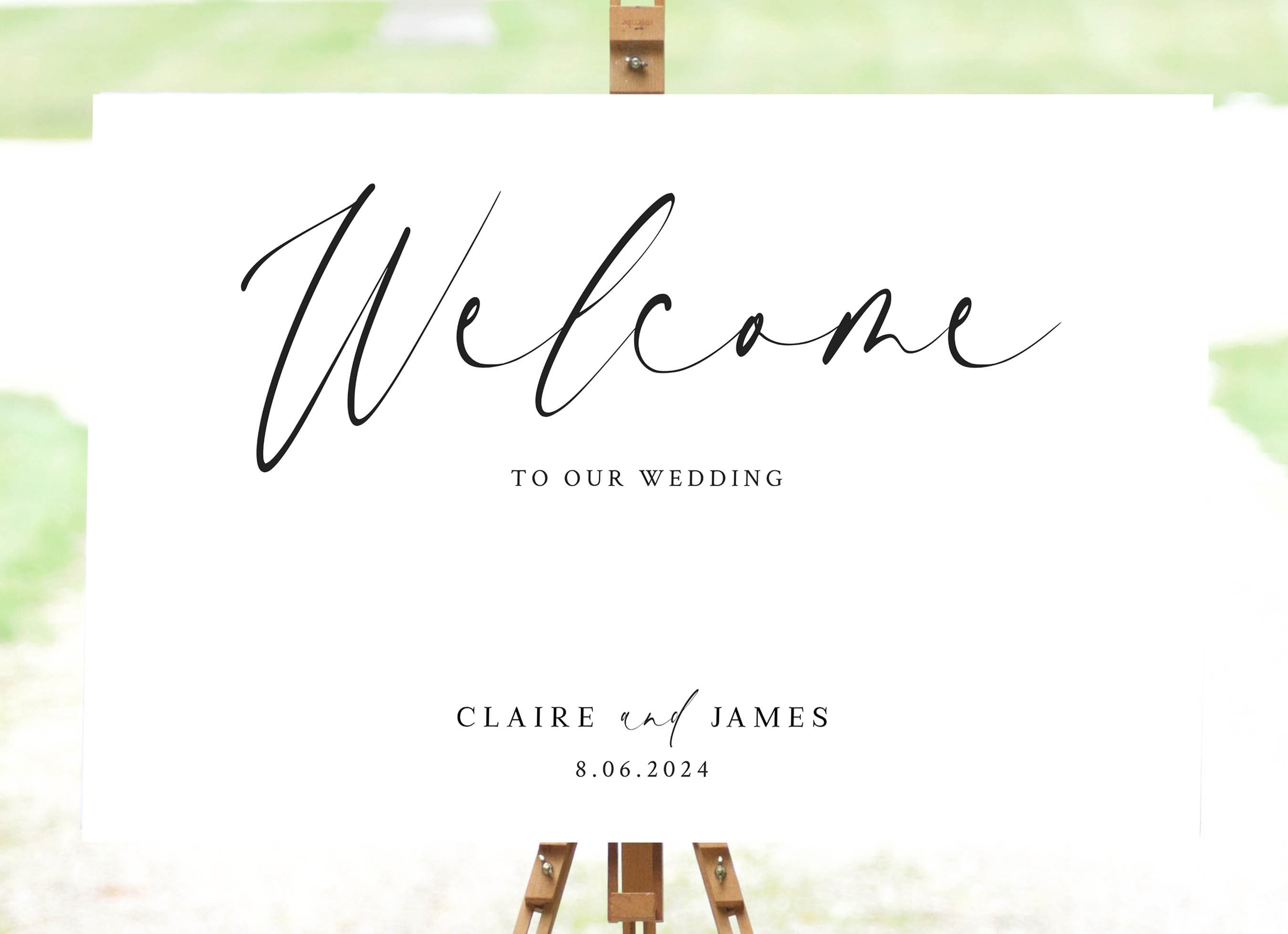 Handwritten Font Welcome Sign Template, Digital Sign, Instant Download ...