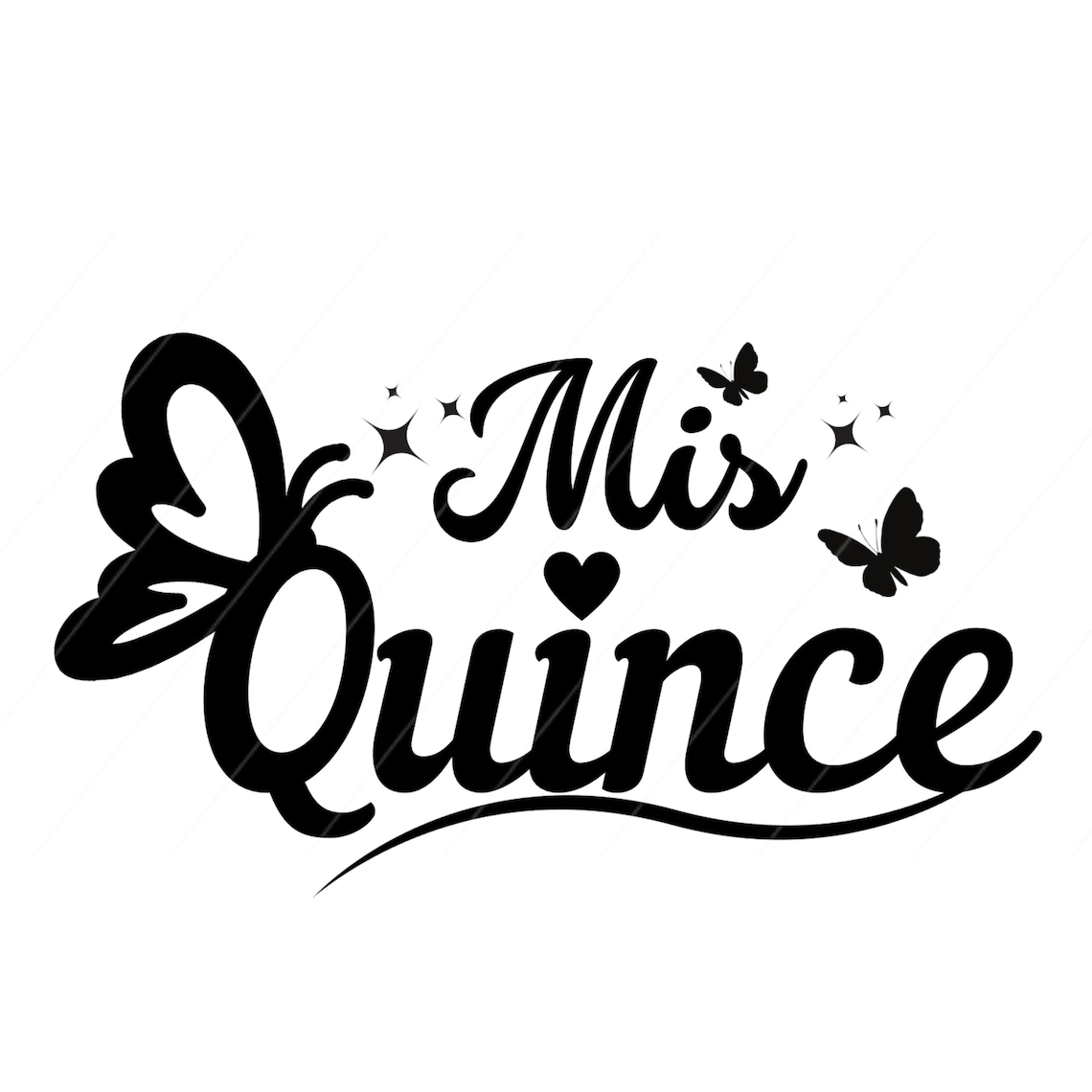 Mis Quince Heart Butterfly - Etsy