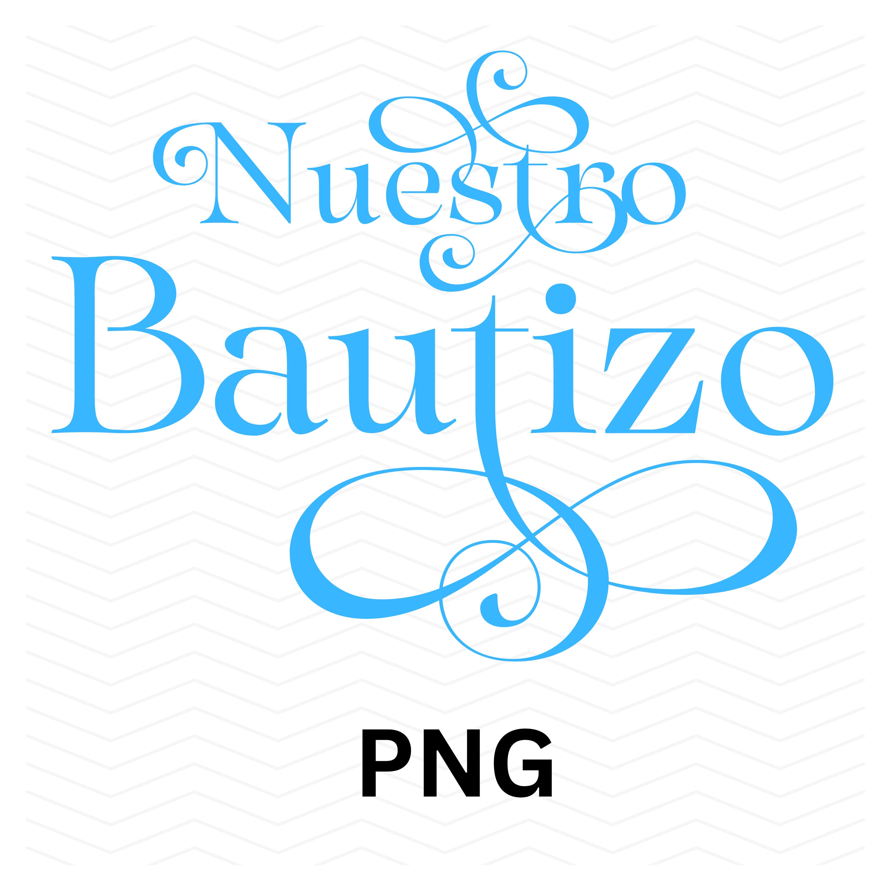 Nuestro Bautizo Png - Etsy