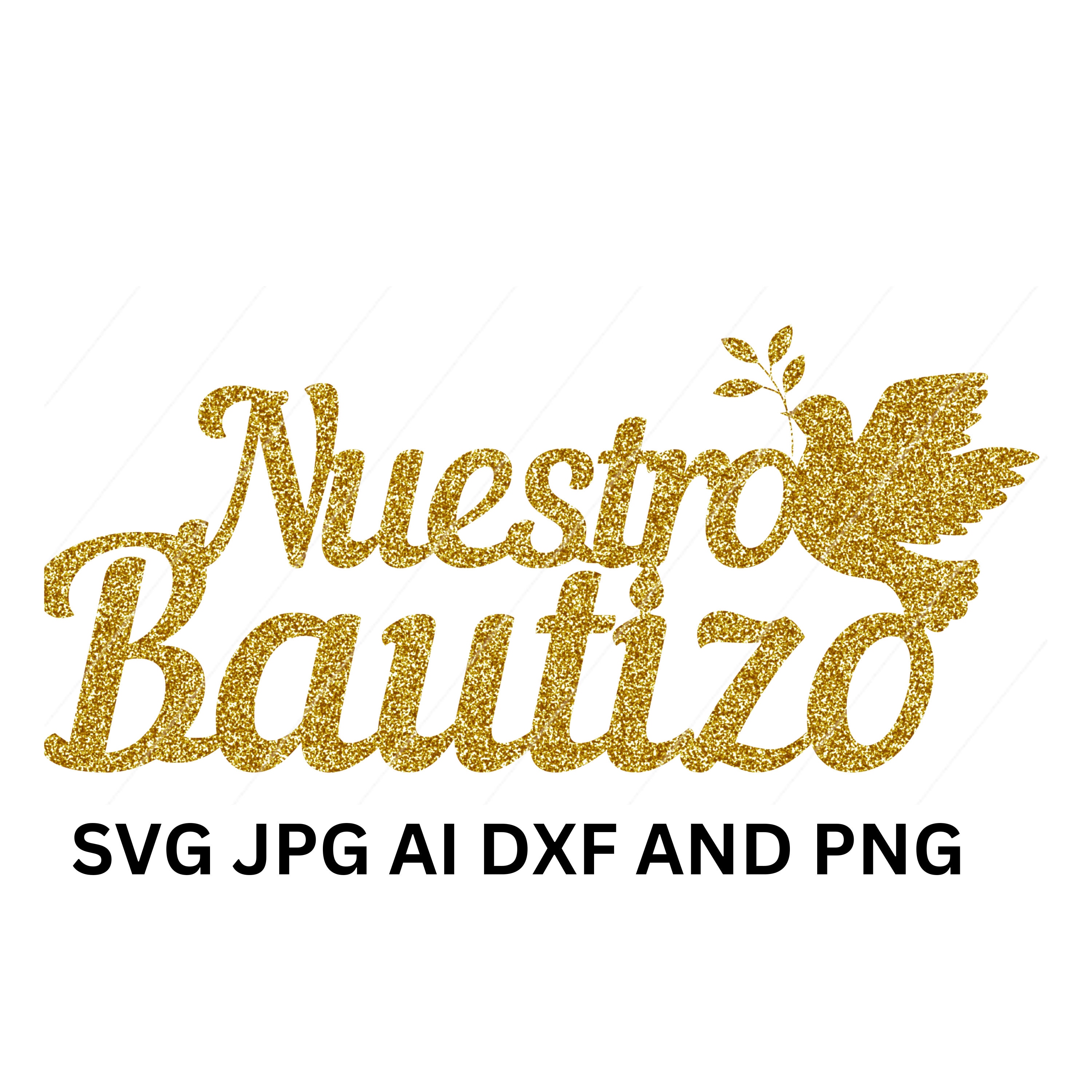 Nuestro Bautizo Spanish Sign Digital - Etsy